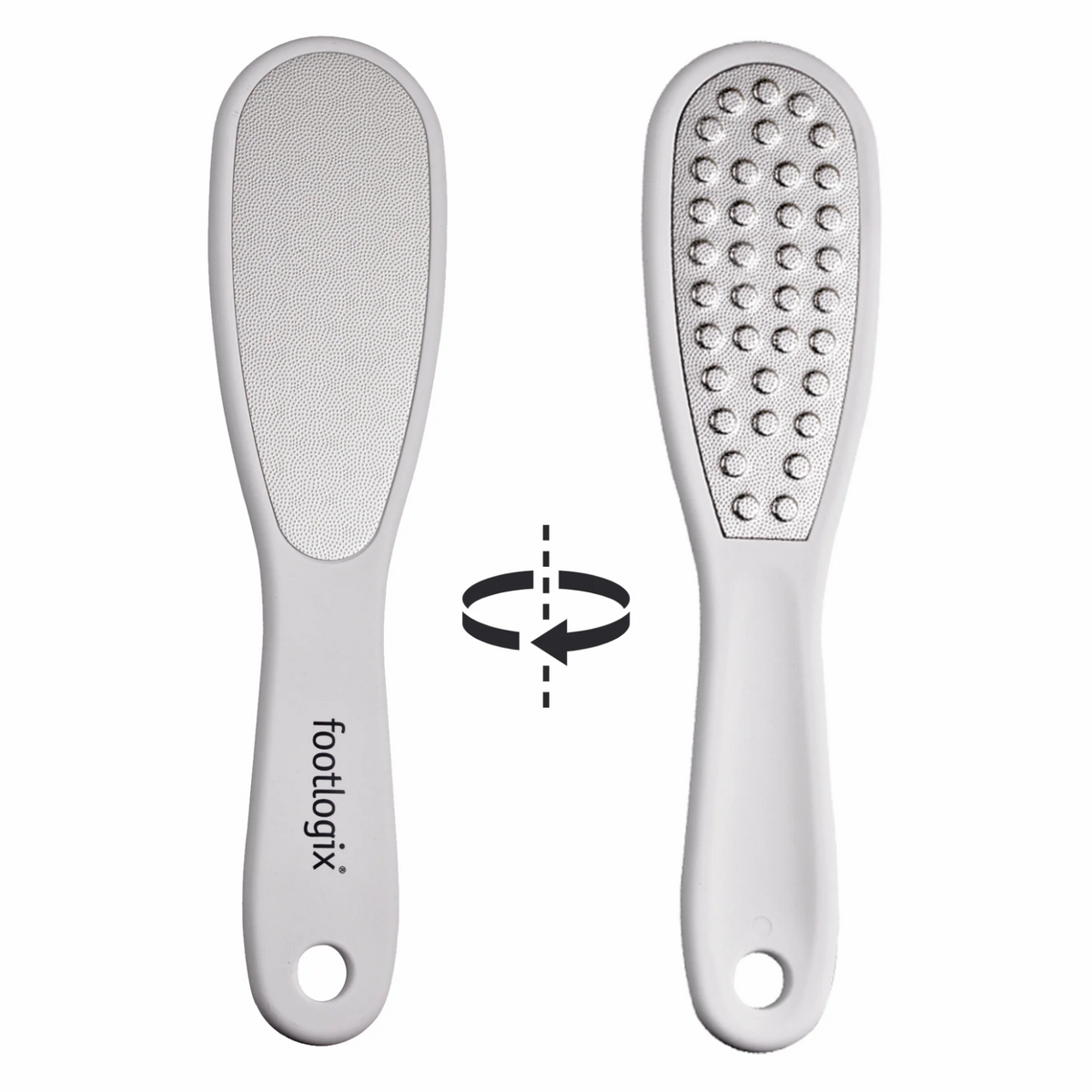 Footlogix® At Home Foot File / Double Sided File with Rubberized Handl ...