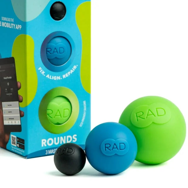 Rad Rounds - 3 Massage Ball Set – Pedicurian